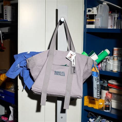 사무엘스몰즈 빈티지 캔버스백 Samuel Smalls Kream