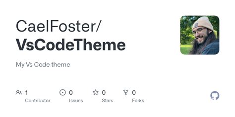 Github Caelfostervscodetheme My Vs Code Theme