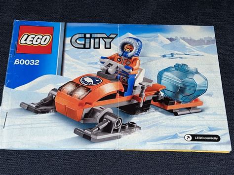Lego City Set 60032 Arctic Snowmobile Complete With Instructions | eBay