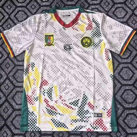 202627 Cameroon Away White Fans Soccer Jersey Hot Selling And