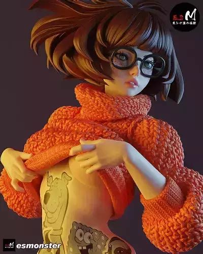 Velma Scooby Doo 3d Model 3d Printable Cgtrader