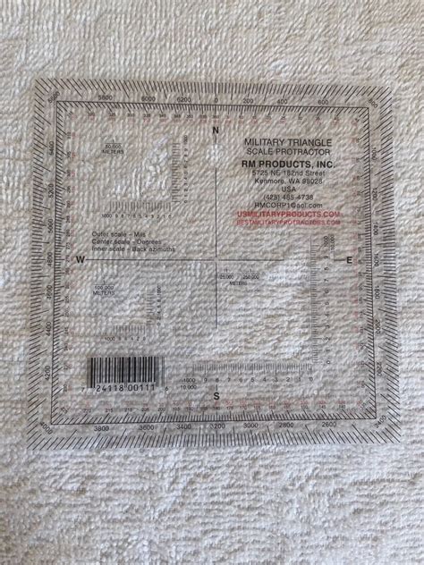 Military Map Protractor Map Reading Land Navigation Orienteering Set Of 2 4585808772