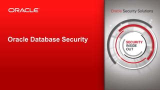 Oracle Database Security PPTX