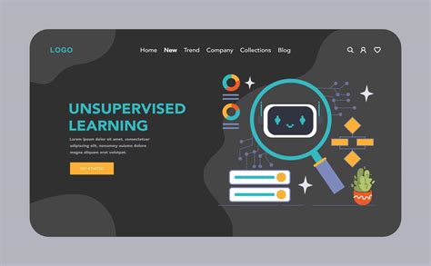Unsupervised Learning concept. Flat illustration 45375246 Vector Art at Vecteezy