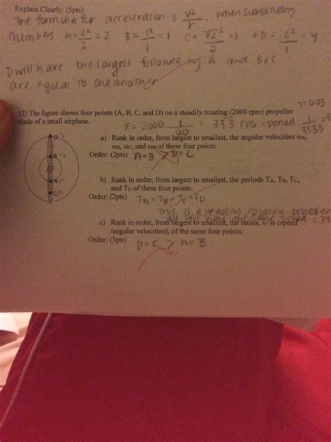 Solved The Figure Shows Four Points A B C And D On A Chegg