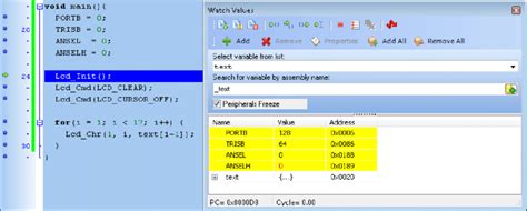 Real Time Mode Window Step 5 Run Debugger F6 And Toggle Breakpoints