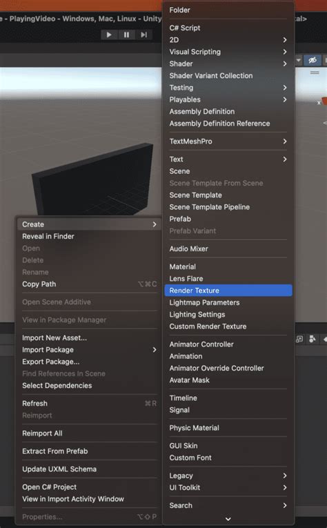 Playing A Video In Unity Free Tutorial