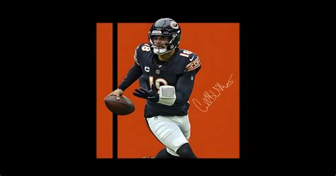 Caleb Williams Chicago Iceman Signature Caleb Williams Posters And