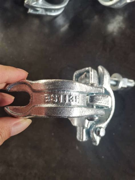Galvanized Scaffolding Board Retaining Clamp Double Coupler Fastener