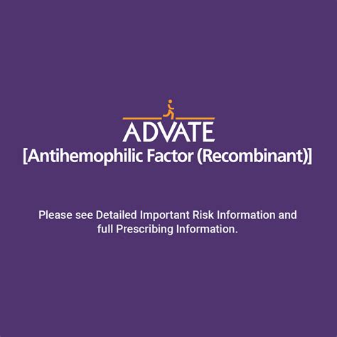 Dosing And Reconstitution With Advate® Factor Viii Treatment