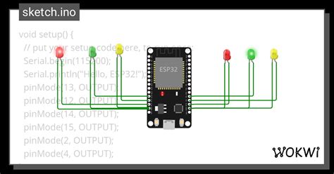 Wokwi Online ESP STM Arduino Simulator