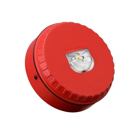 Fire Alarm Strobe Light En54 23 Compliance 75m Coverage Slim