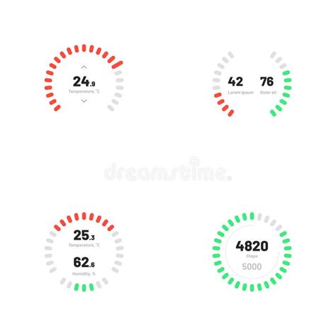 Control Knob Used For Regulating Dashboard UI And UX Kit Control Center Design Progress Bar