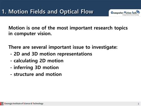 PPT Calculating Optical Flow PowerPoint Presentation Free Download ID 2388815