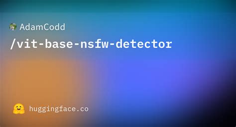Onnx Config Json AdamCodd Vit Base Nsfw Detector At Main