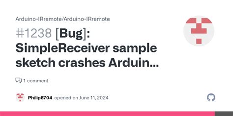 Bug Simplereceiver Sample Sketch Crashes Arduino Nano Connect Rp2040