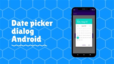 Date Picker Dialog Android YouTube
