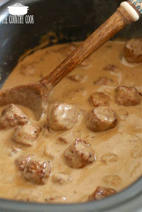 Crock Pot Swedish Meatballs The Country Cook