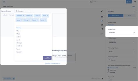 multiple values in dropdown filter v0 46 rc3 get help metabase
