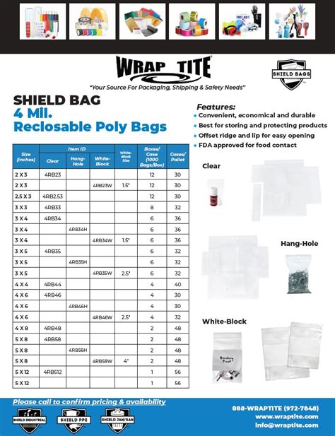 Poly Bags Wrap Tite Independence Industrial Products
