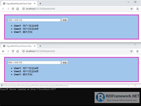史上最全面的signalr系列教程 4、signalr 自托管全解使用self Host 附各终端详细实例netcore Winform