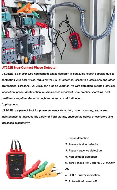 Uni T Ut262e Non Contact Phase Detector Breakpoint Search Simple Power