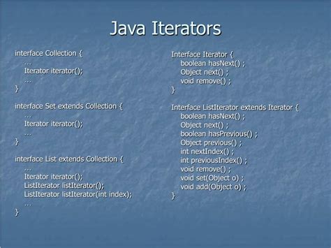 Ppt Java Iterators Powerpoint Presentation Free Download Id858216