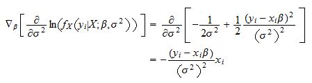 Linear Regression Maximum Likelihood Estimation