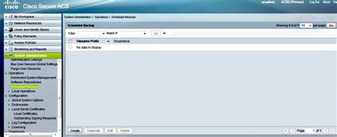 Acs Backup With An Ftp Repository Configuration Example Cisco