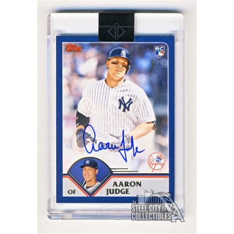 Aaron Judge 2017 Topps Transcendent 2003 History Autograph Rc Rookie 1