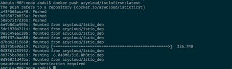 Unauthorized Authentication Required Docker Robotlasopa
