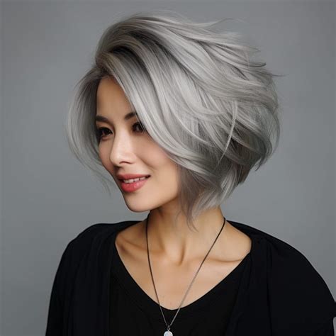 29 Gray Bobs Hairstyle To Make You A Show Stopper