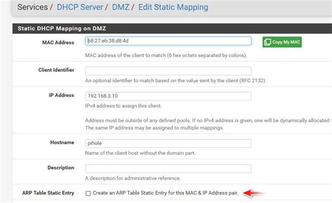 Arp Tablesmost Static Addresses Are No Longer Permanent Netgate Forum