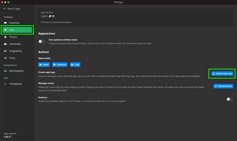 Find App Logs Feed The Beast Docs