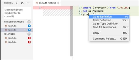 typescript support go to definition in diff editor · issue 34034 · microsoft vscode · github
