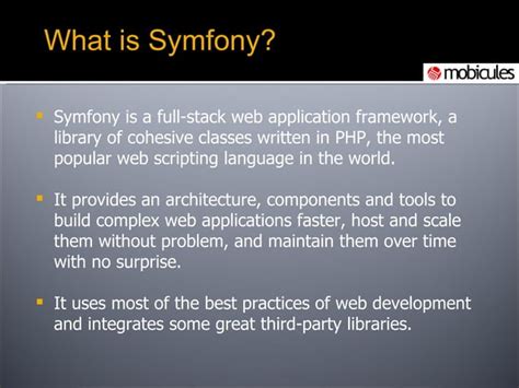 introduction to symfony ppt