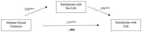 Model Of Satisfaction With Sex Life As A Mediator Between The Frequency