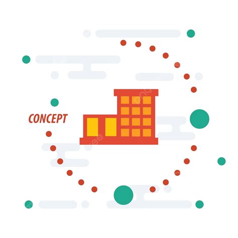 buildings concept vector set symbol object vector set symbol object
