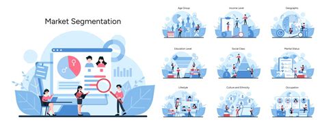Detailed Visual Guide To Categorizing Audiences Vector Image