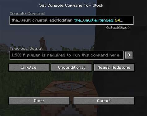 Command Block Help R Vaulthuntersminecraft