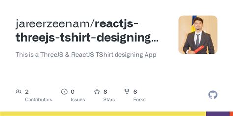Github Jareerzeenamreactjs Threejs Tshirt Designing App This Is A