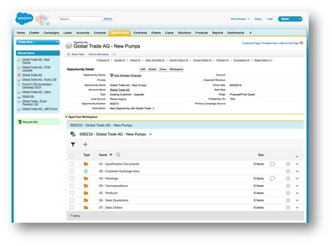 Opentext Extended Ecm For Salesforce® Opentext