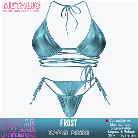 Second Life Marketplace Bikini Naomi Metalic Frost