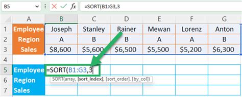 Excel SORT Function: Sort Excel Data Using a Formula (2024)