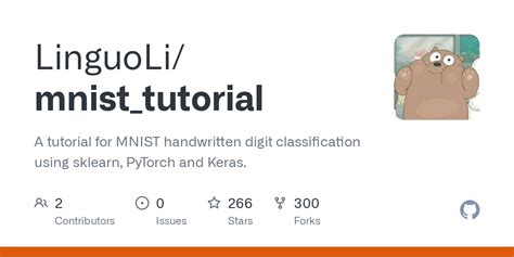GitHub LinguoLi Mnist Tutorial A Tutorial For MNIST Handwritten Digit Classification Using