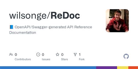 Github Wilsongeredoc 📘 Openapiswagger Generated Api Reference