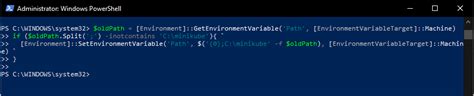 how to install kubernetes via minikube using windows 10 powershell