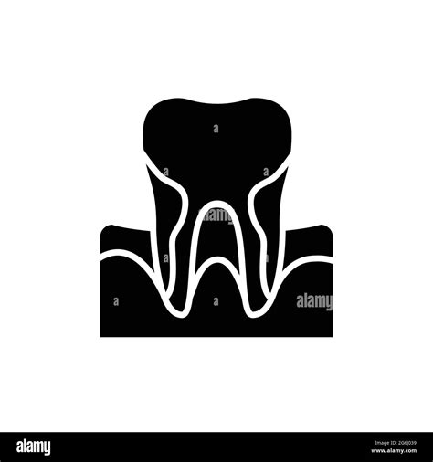 Periodontitis Color Line Icon Isolated Vector Element Outline Pictogram For Web Page Mobile