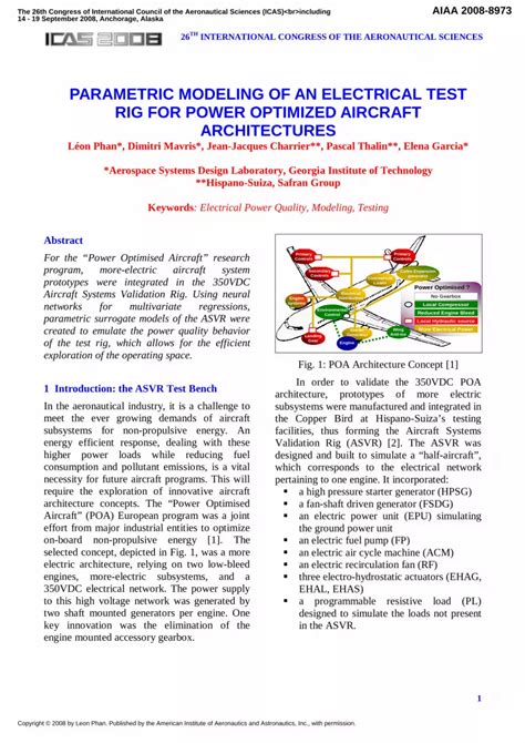 Pdf Parametric Modeling Of An Electrical Test Rig For Power Optimized