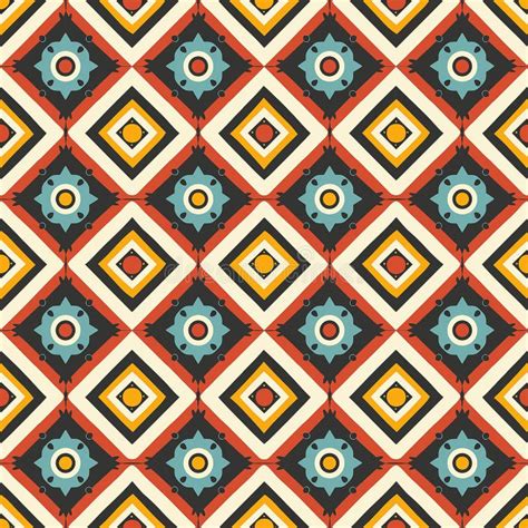 geometric pattern of squares and rectangles stock illustration